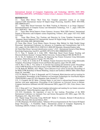 Eye tracking and detection by using fuzzy template matching and parameter based judgment | PDF