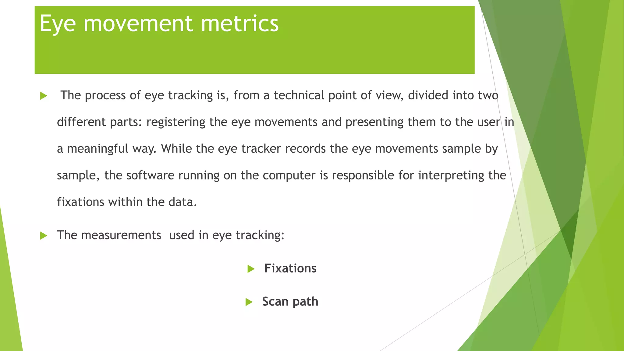 Eye tracking – an innovative monitor | PDF