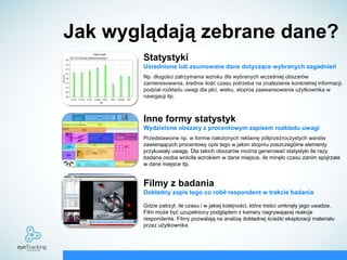 Eyetracking - dlaczego stosować | PPTX