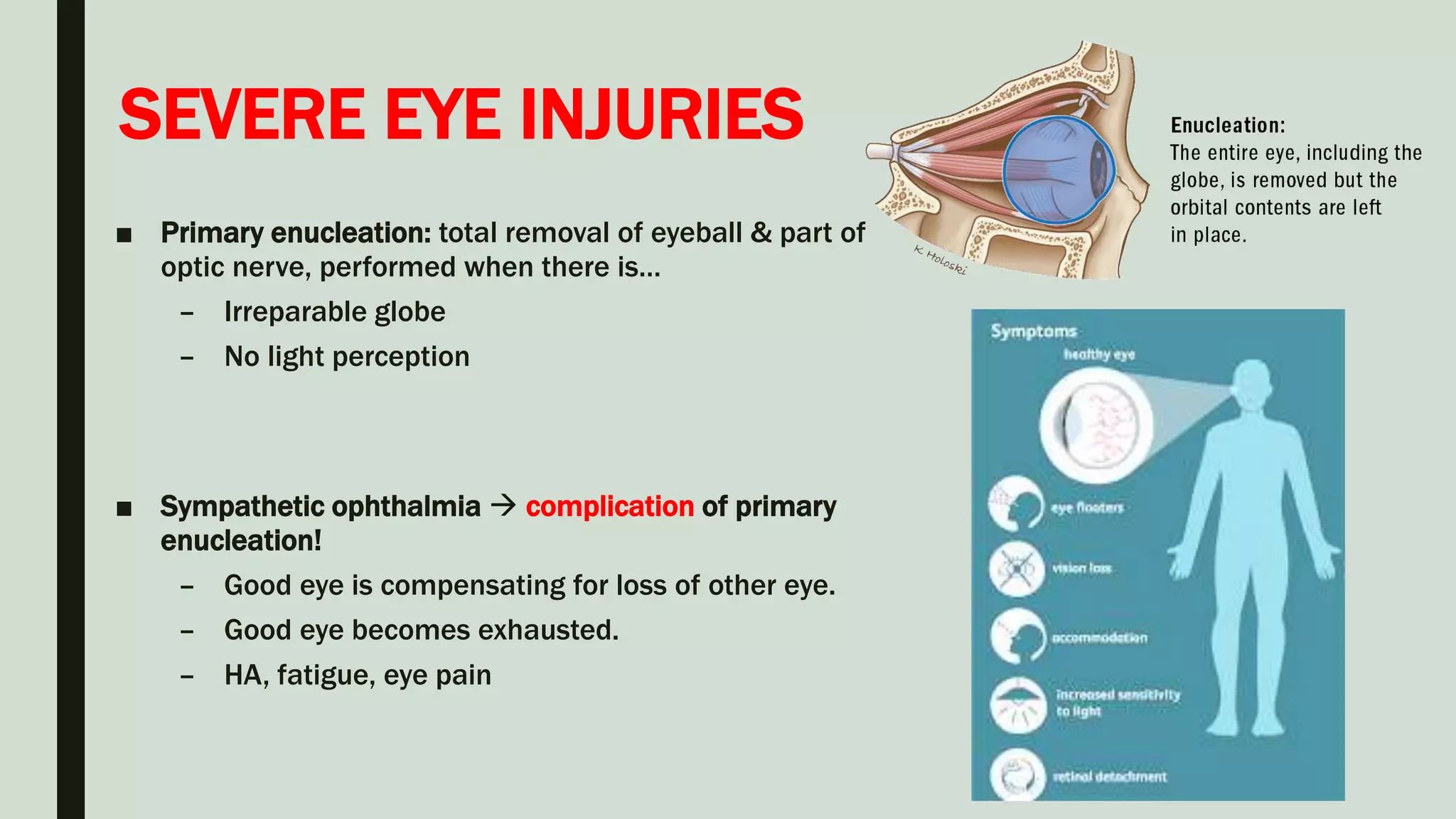 Eye trauma | PPT