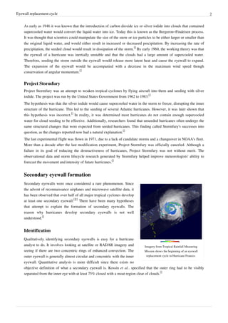 Eyewall replacement cycle - Wiki | PDF | Weather | Science
