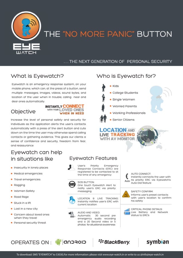 Eyewatch - The "No More Panic" Button | PDF