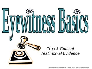 Eye Witness basics | PPT