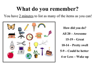 Eye Witness basics | PPT