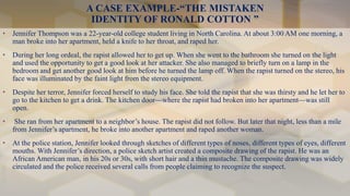 Eyewitness identification role of forensic psychologist abrar riaz | PPTX