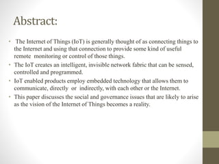 IOT ppt | PPTX