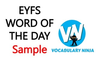 Word Of The Day Powerpoint Slides For Free.pptx