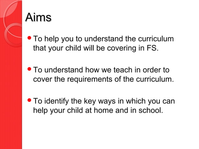EYFS curriculum evening 2018 | PPT
