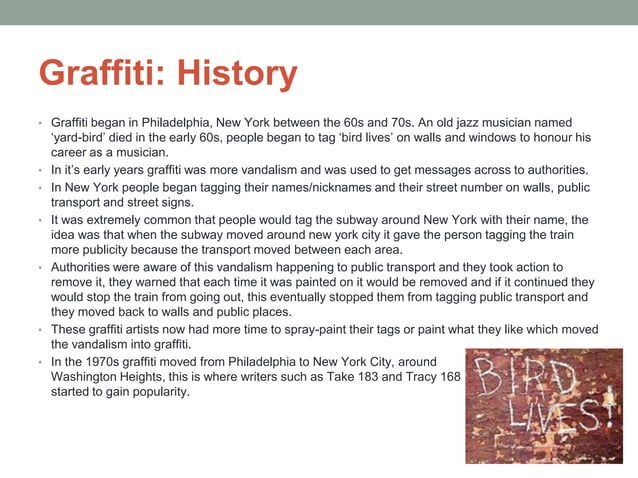 Graffiti presentation | PPTX