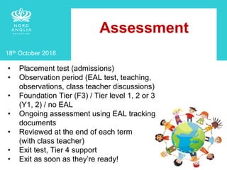 EY&I EAL Coffee Morning 18.10.18 | Educational Assessment | Education