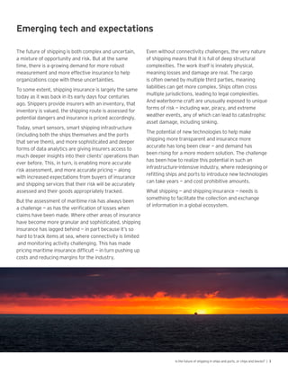 Is the future of shipping in ships and ports, or chips and blocks? | PDF