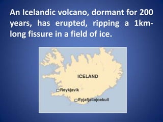 Eyjafjallajoekull volcano | PPT