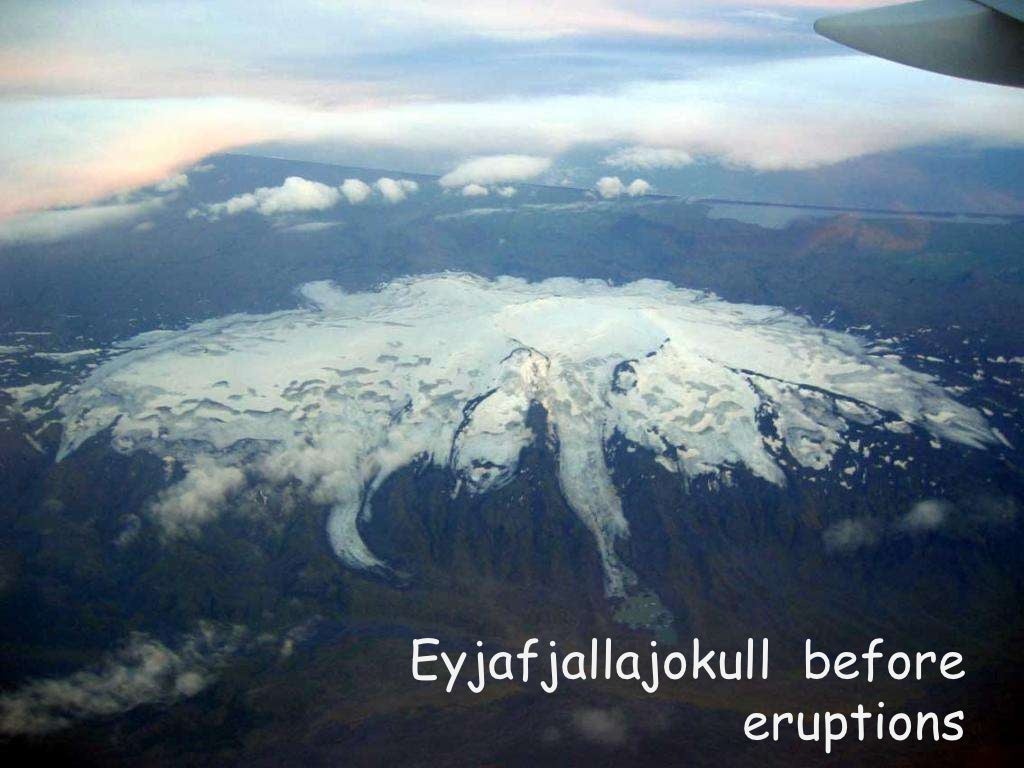 Eyjafjallajokull before eruptions
