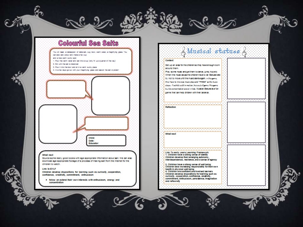 EYLF Microsoft Word Editable learning Stories Template 4