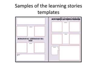 Eylf learning stories template 5 | PPT