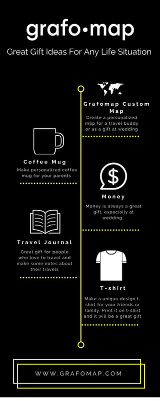 Great Gift Ideas- Personalized map idea and others | PDF
