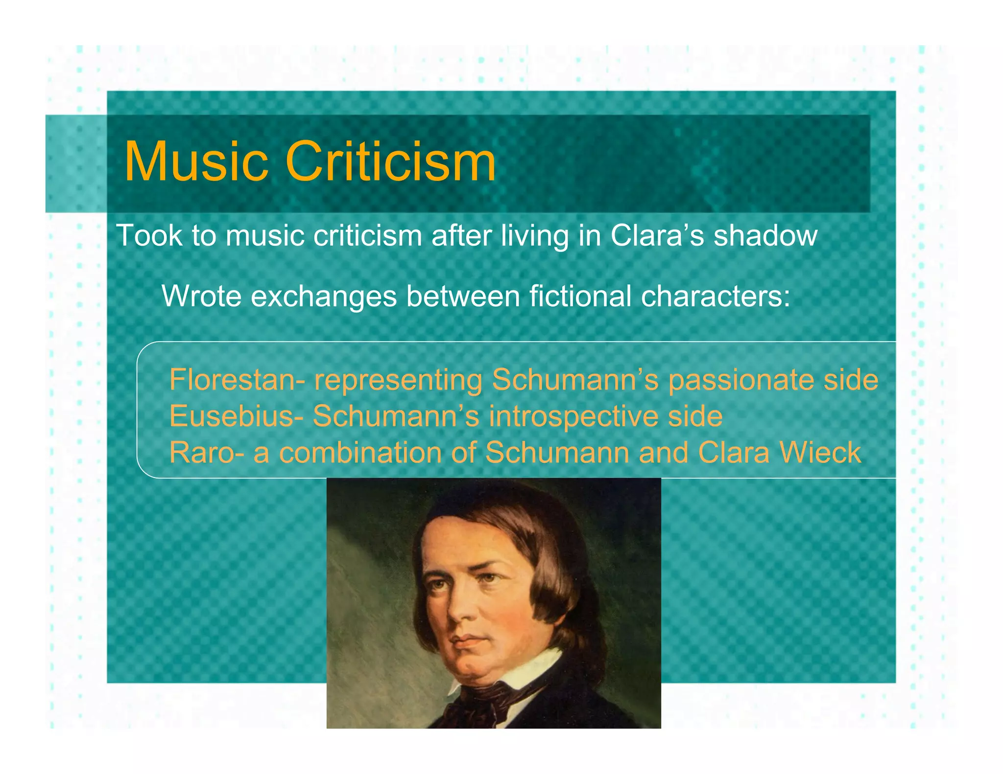 The Personal Life of Robert Schumann | PDF | Classical Music | Music