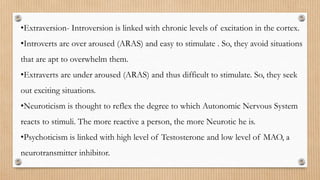 Eysenck’s Hierarchial Model of Personality | PPTX