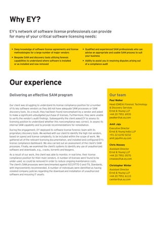 EY Software Asset Management Advisory | PDF