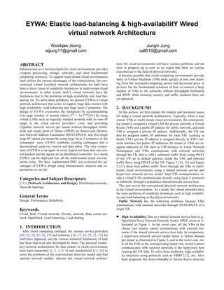 Eywa - Cloud Network Architecture 20180625(20150907)(compact) | PDF | Free Download