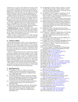 Eywa - Cloud Network Architecture 20180625(20150907)(compact) | PDF