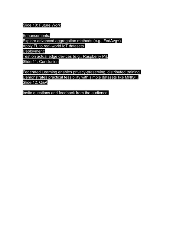 Federated Learning On Mnist Dataset Privacy Preserving Machine Pdf