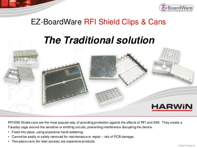 Ez-Shield clips and cans PTM