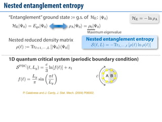 Entanglement Behavior of 2D Quantum Models | PPT