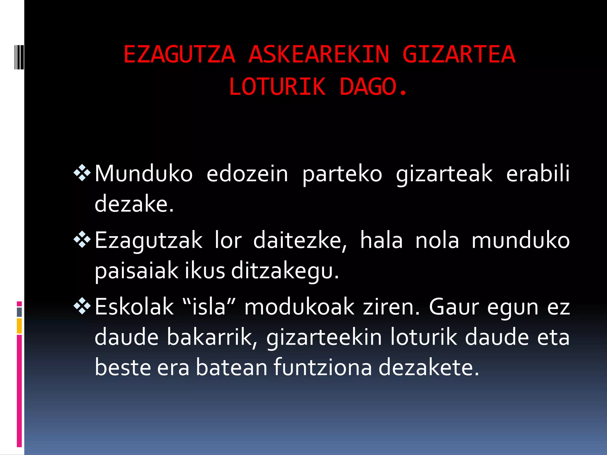 Ezagutza Askea | PPTX