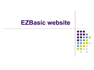 Ez basic website | PPT