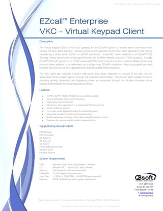 E zcall all_spec_sheets | PDF