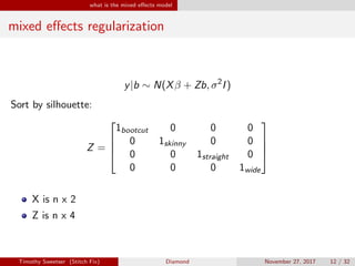 Diamond mixed effects models in Python | PPT