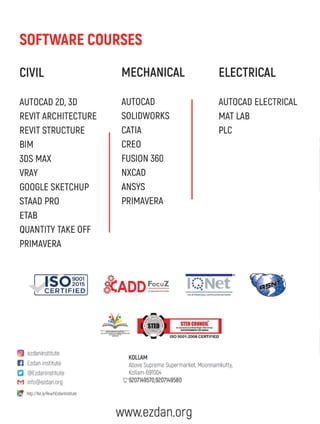 Ezdan Institute of Technology Course Brochure | PDF