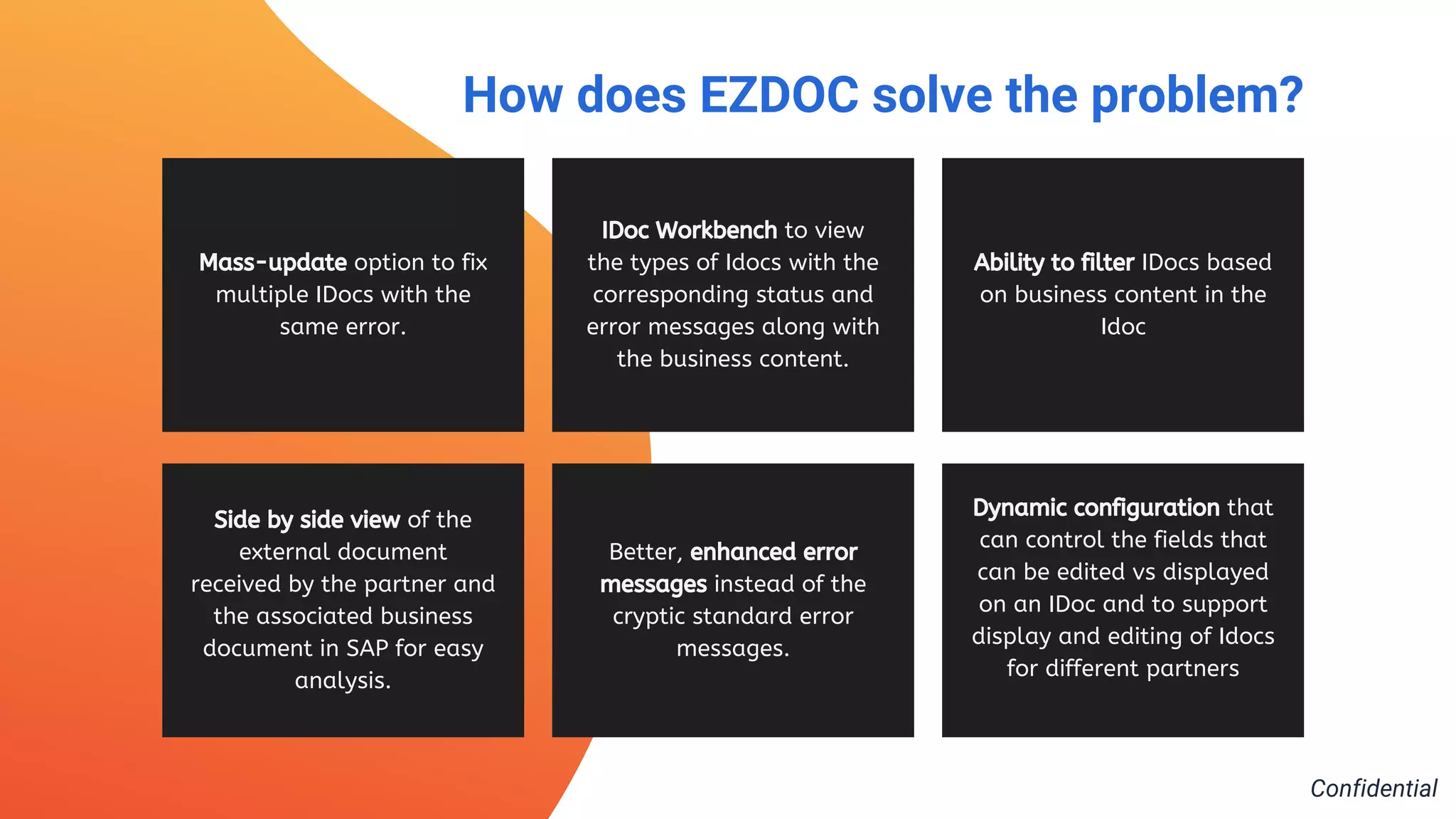 EZDOC - SAP IDOC Management Simplified | PDF