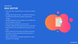 EZDOC - SAP IDOC Management Simplified | PDF