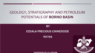 Geology, Stratigraphy and Petroleum Potentials of the Borno Basin | PPTX