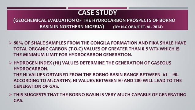 Geology, Stratigraphy and Petroleum Potentials of the Borno Basin ...