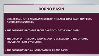 Geology, Stratigraphy and Petroleum Potentials of the Borno Basin | PPTX