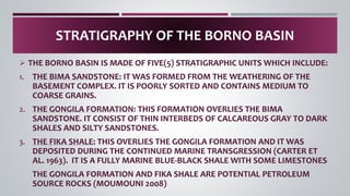 Geology, Stratigraphy and Petroleum Potentials of the Borno Basin | PPTX