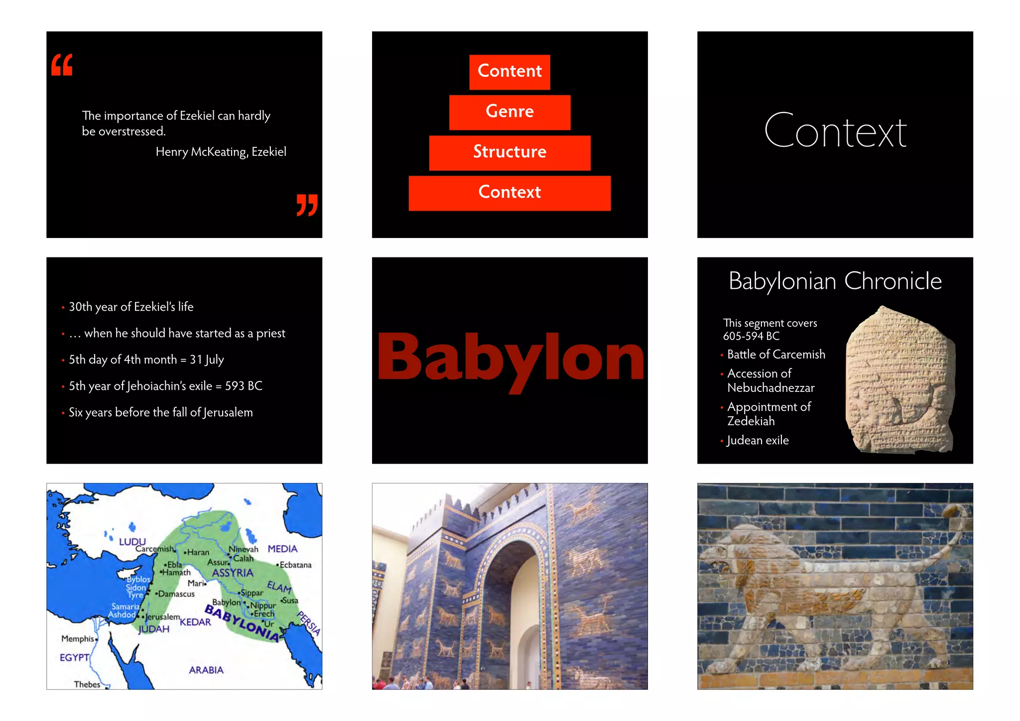 Ezekiel 1. introduction and chapter 1 | PDF