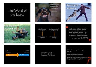 Ezekiel 1. introduction and chapter 1 | PDF