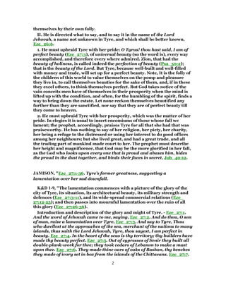 Ezekiel 27 commentary | PDF