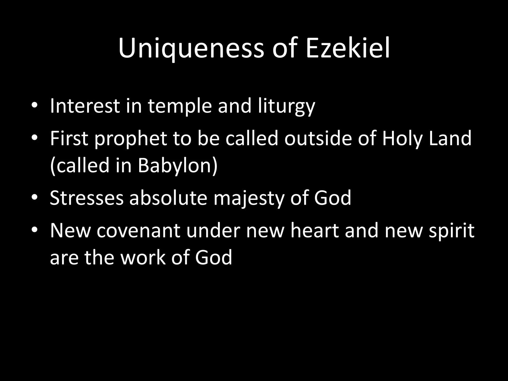 Ezekiel and daniel | PPT