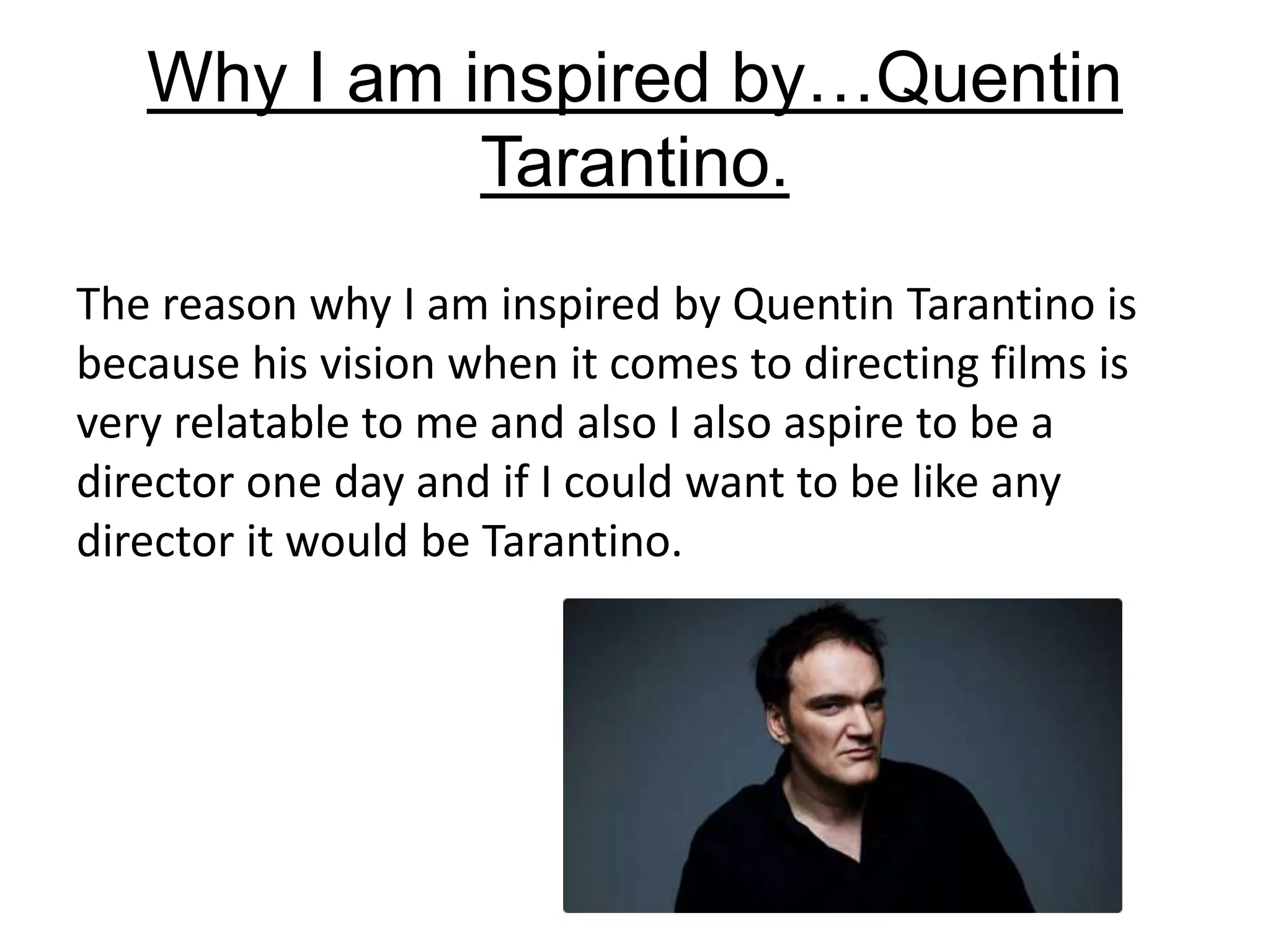 Quentin Tarantino | PPTX