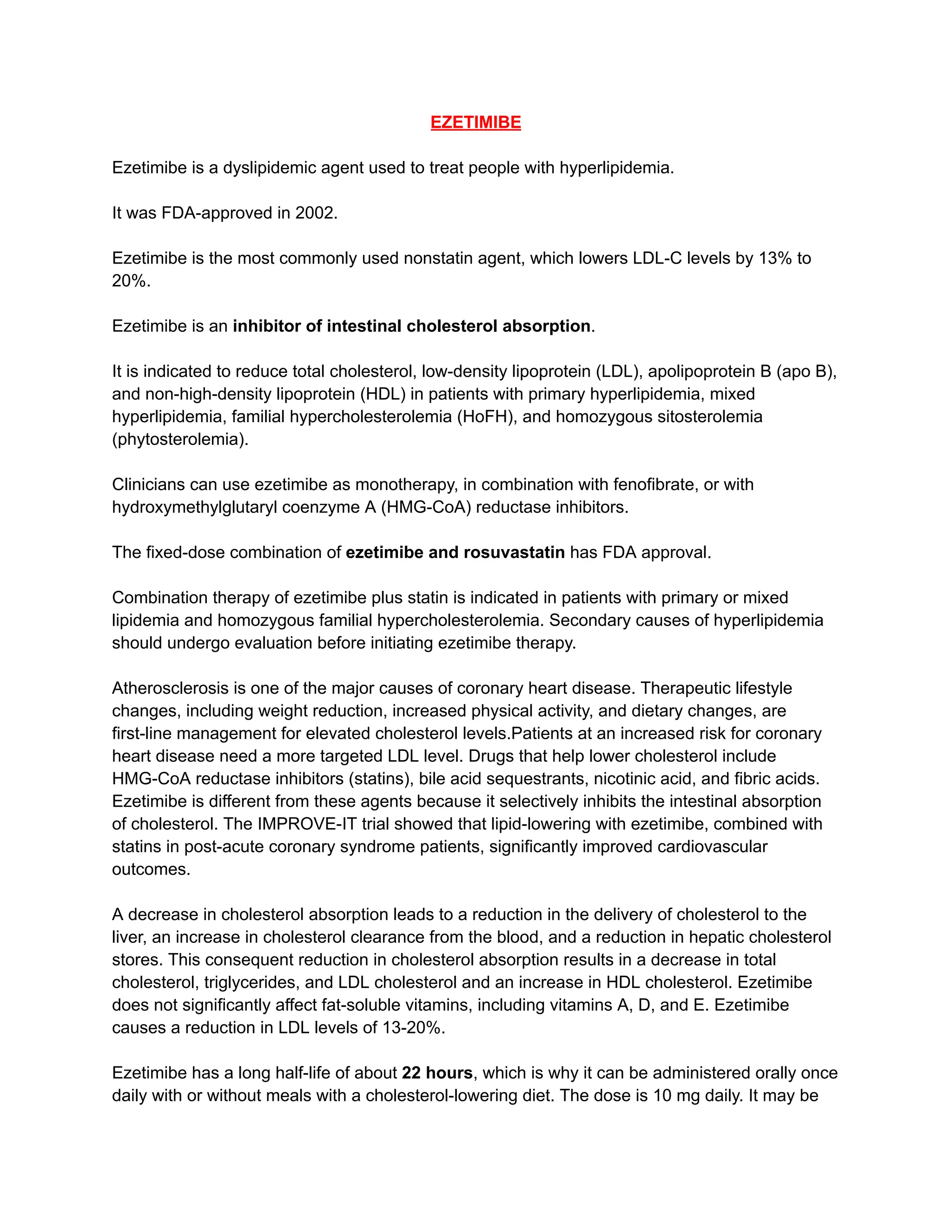 Some important points about Ezetimibe.pdf