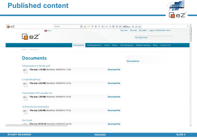 eZ Connector for IBM FileNet presentation | PPT