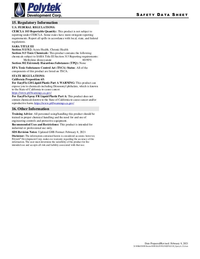 EZFLO120_SprayA-21 | PDF