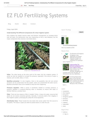 Ez flo fertilizing systems | PDF