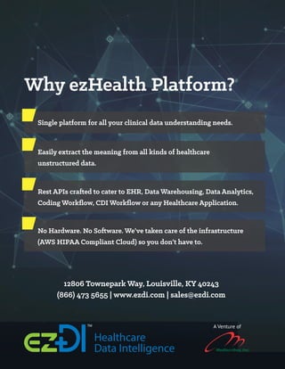 Ez health ezdi product suite | PDF