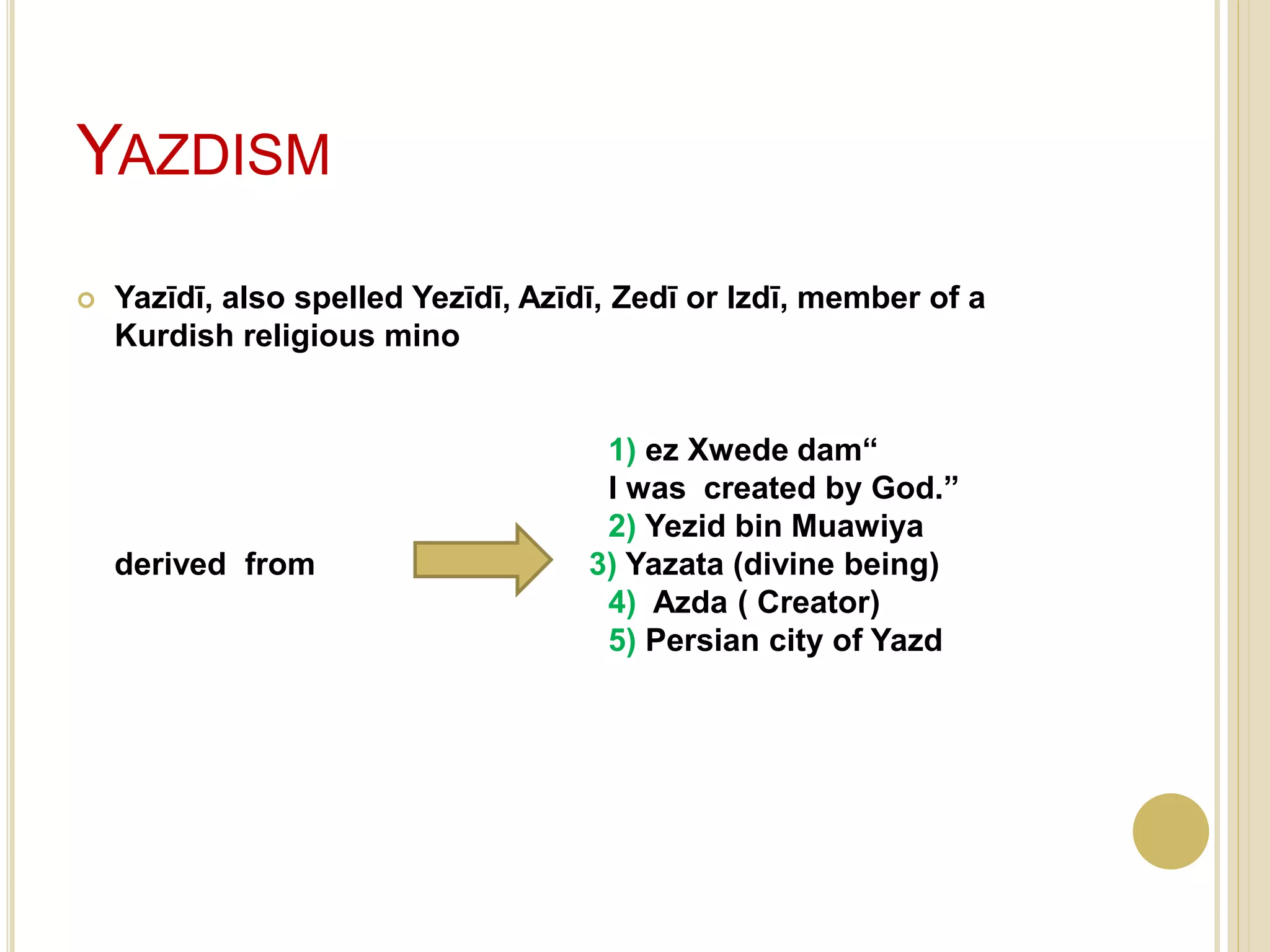 Who Are the Ezidis? | PPTX